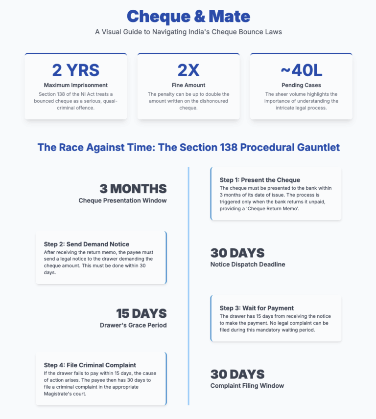 Cheque Bounce Cases in India: A Comprehensive Guide